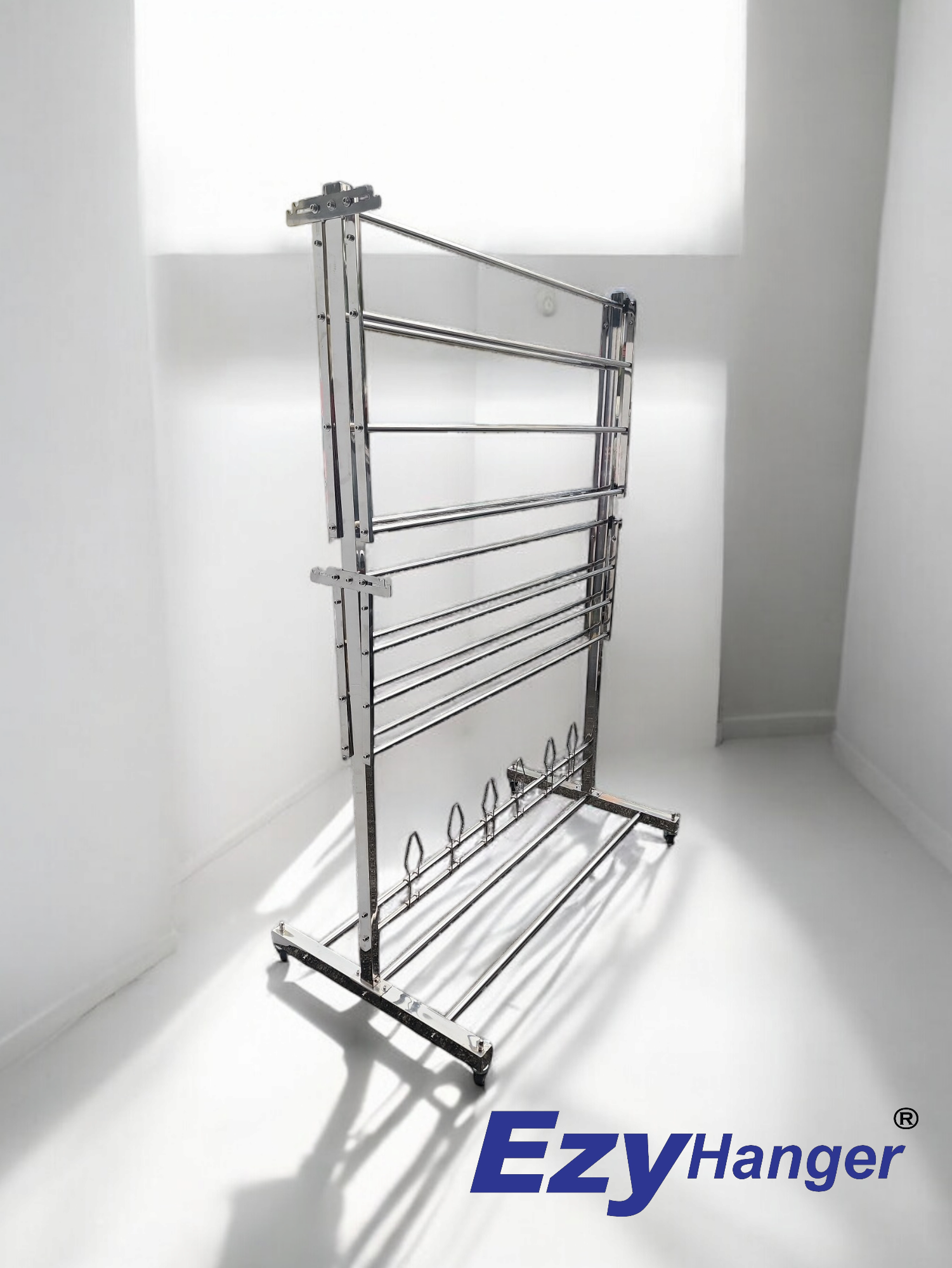 EzyHanger Stainless Steel Foldable Clothes Drying Rack – SKU: EH6200 ...
